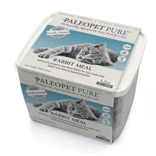 Paleopet Pure Rabbit Meal for Cats - Complete Cat Food